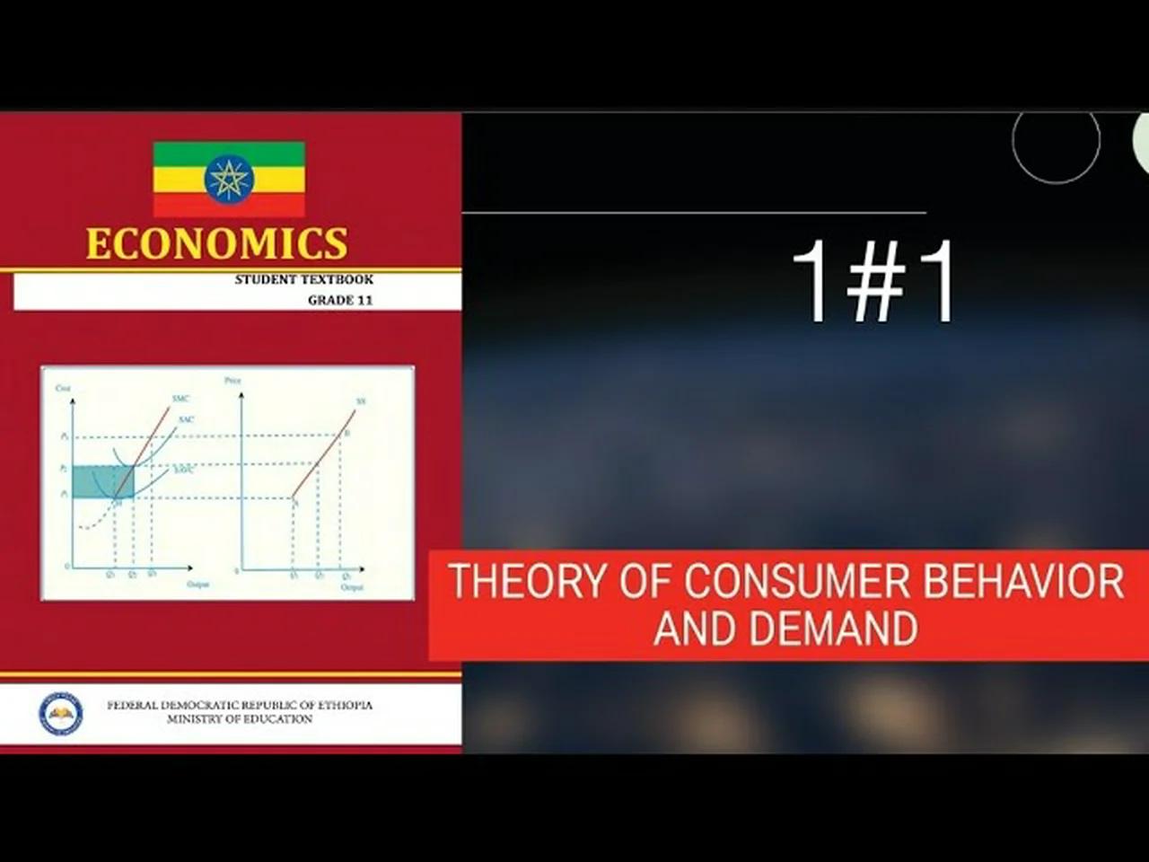 Ethiopian Grade 11 Economics 1#1 Theory of Consumer