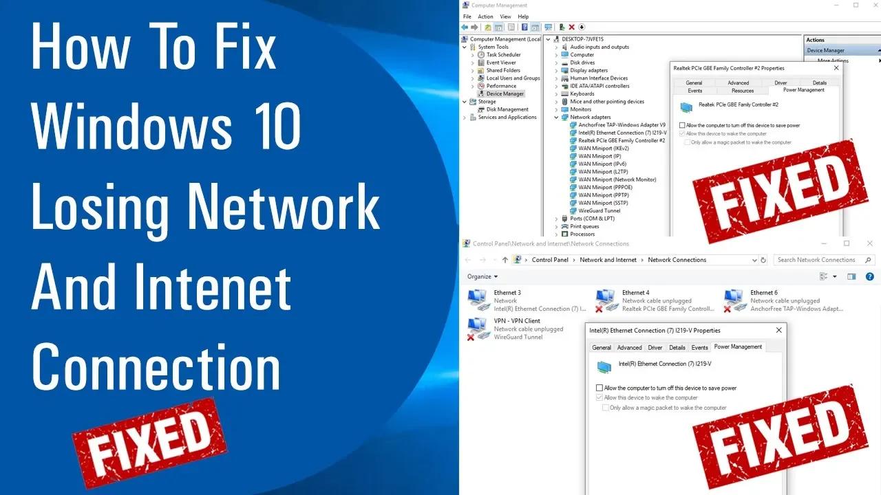 How To Fix Windows 10 Losing Network and Internet Connection ( September 2020 )