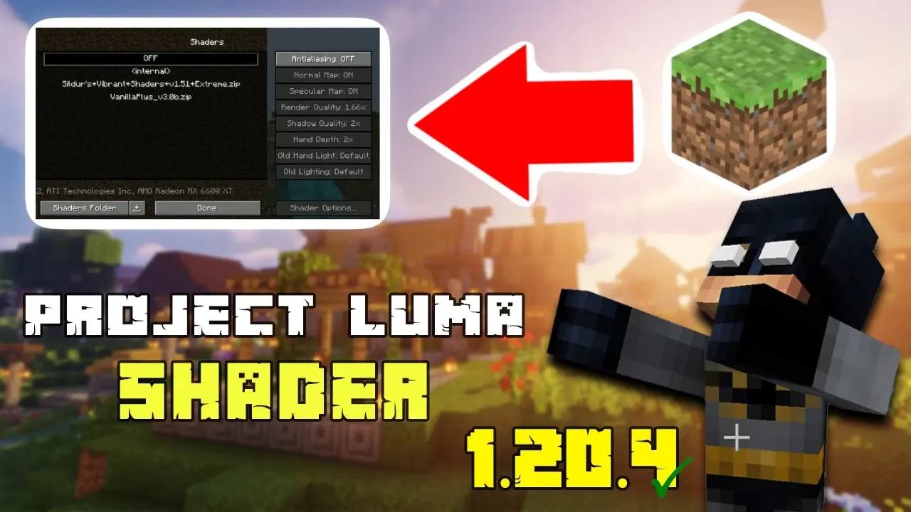 How To Download & Install Project Luma Shader for Minecraft 1.20.4