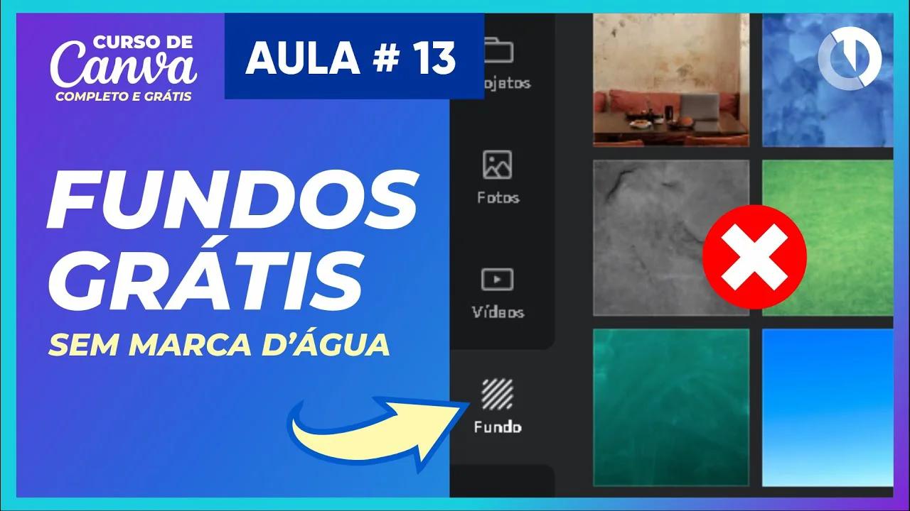 Como usar fundos profissionais no Canva sem marca d'agua