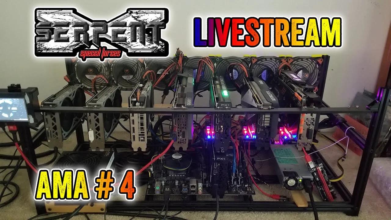 SerpentX AMA #4 - Livestream - Cryptocurrency, Mining, and Tech