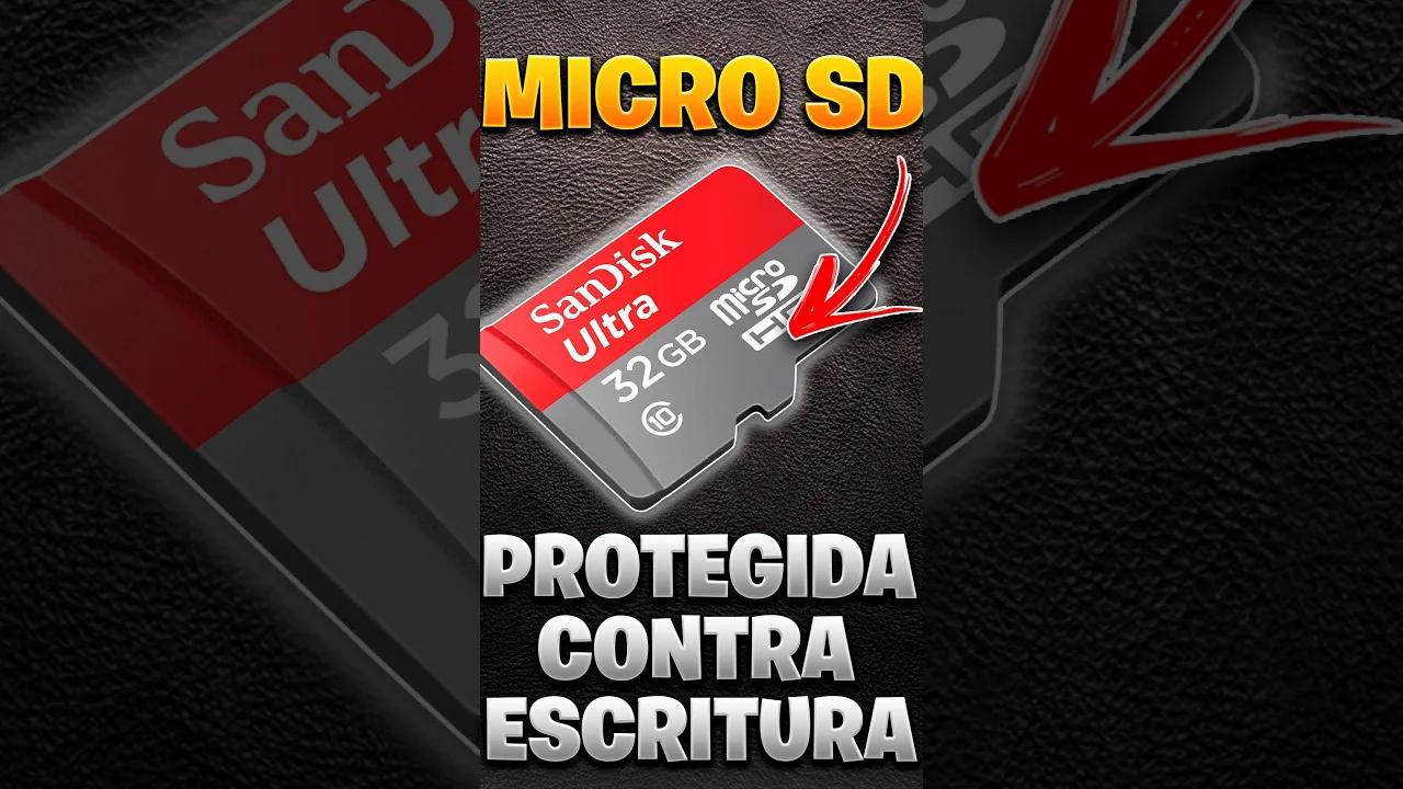 🔥Como REPARAR Micro SD Protegida Contra Escritura (LA VERDAD) 🤯🤯