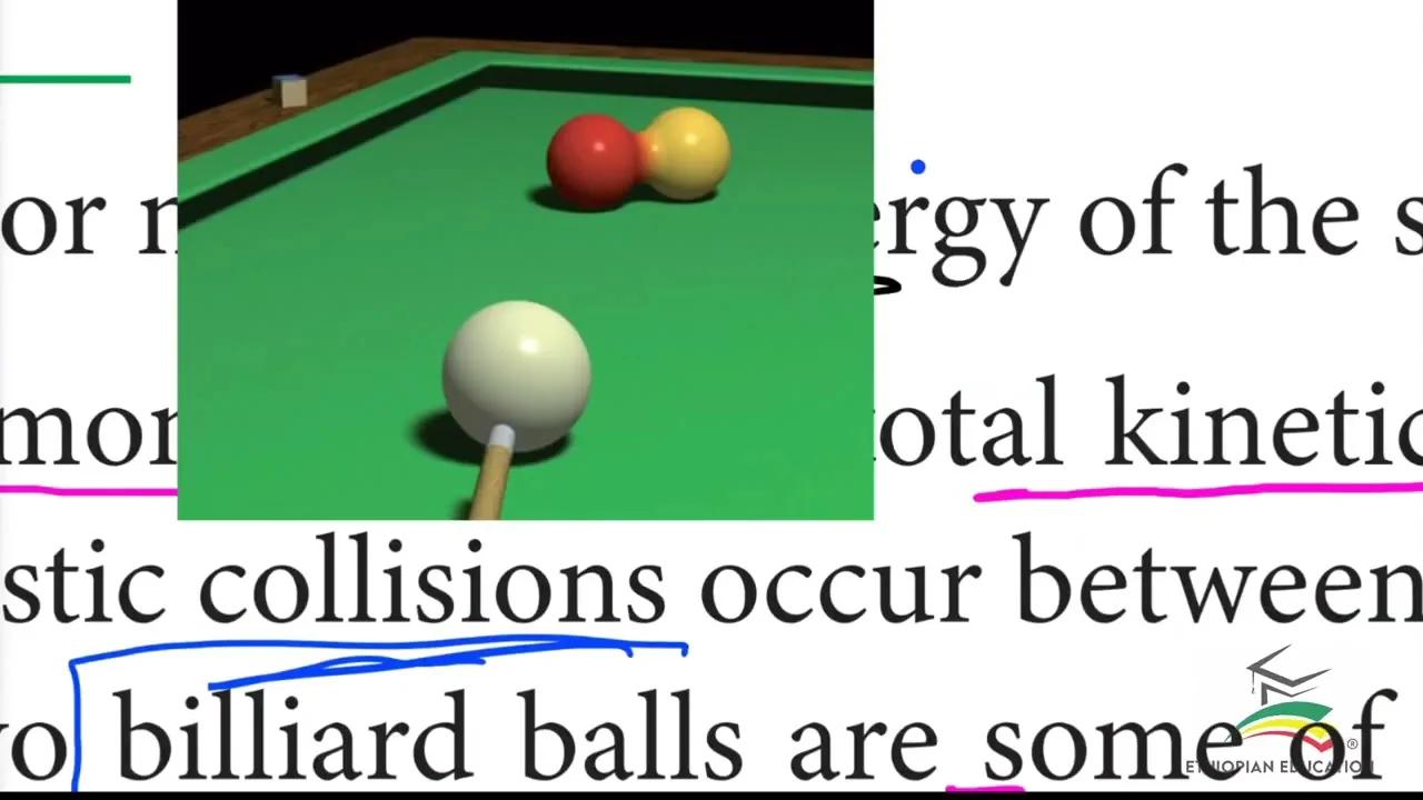 Ethiopian Grade 11 Physics 4# Elastic Collision