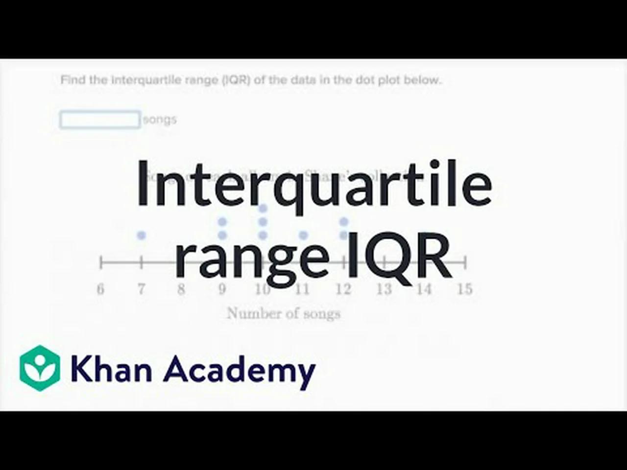 How to calculate interquartile range IQR | Data and statistics | 6th ...