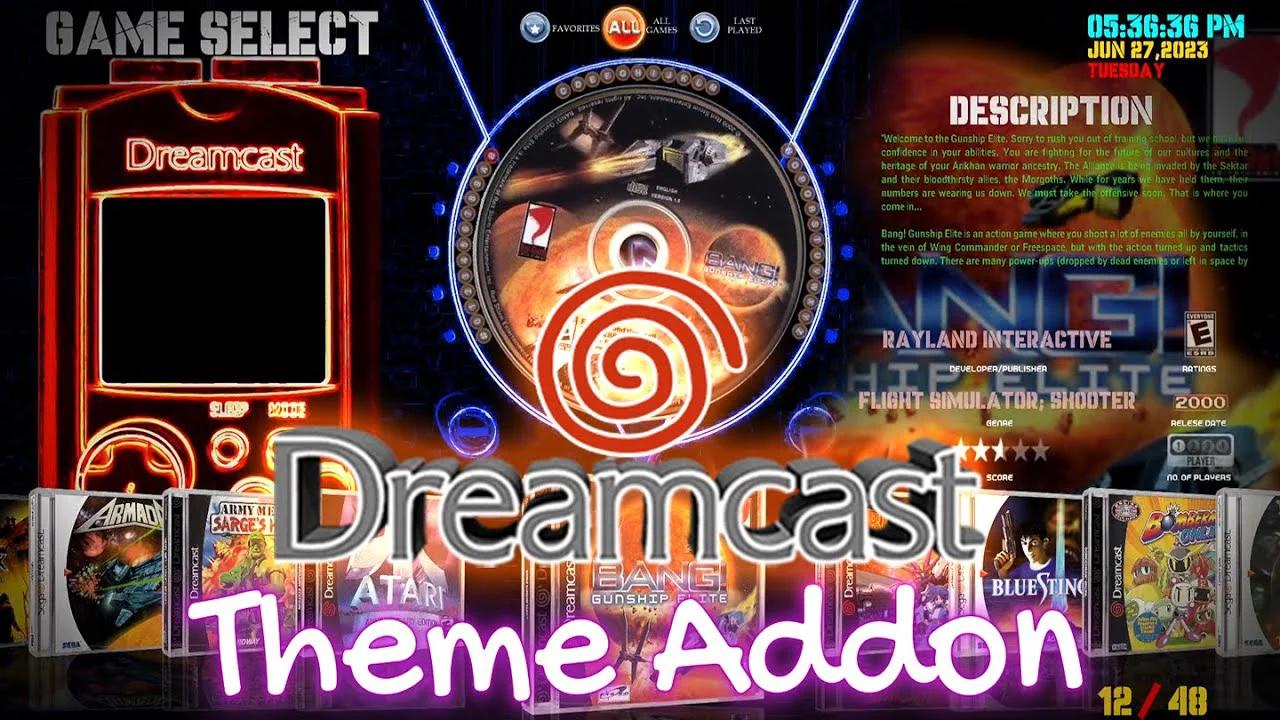 Dreamcast Collections Part 1 | Theme Addon | Project Arcade | RetroFE