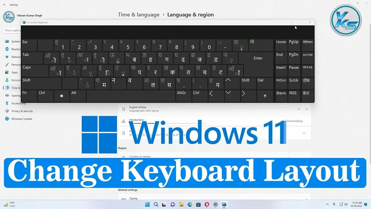 Windows 11 - How To Change Keyboard Layout