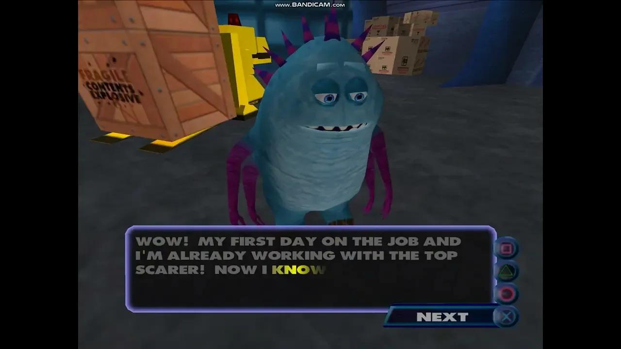 Monsters, Inc. (PS2) - Voice swap test