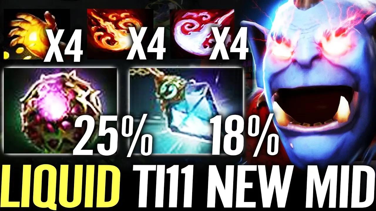 🔥 LIQUID Ogre Magi NEW MID for TI11 — Octarine + Prism -36% CD x4 MIDAS x4 STUN Lucky ZAI Dota 2 Pro