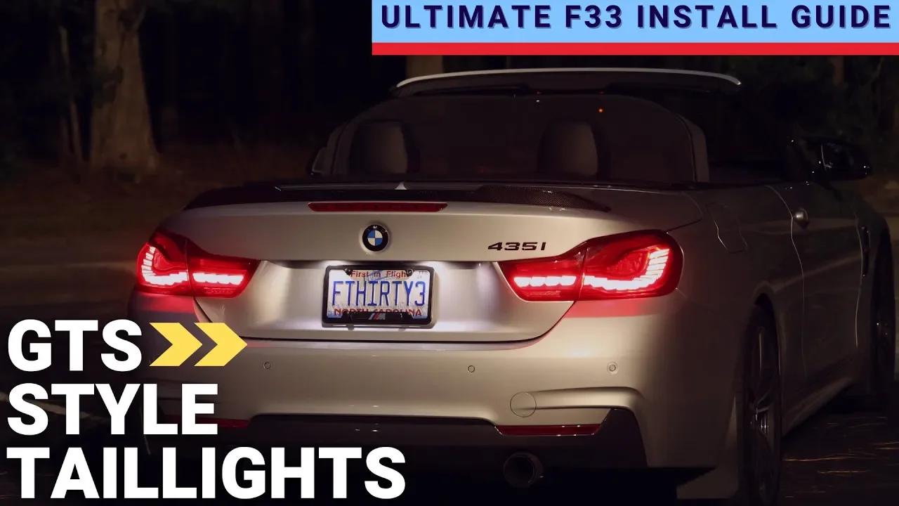 GTS STYLE TAILLIGHT UPGRADE | THE ULTIMATE F33 INSTALL GUIDE 🔥🔥🔥