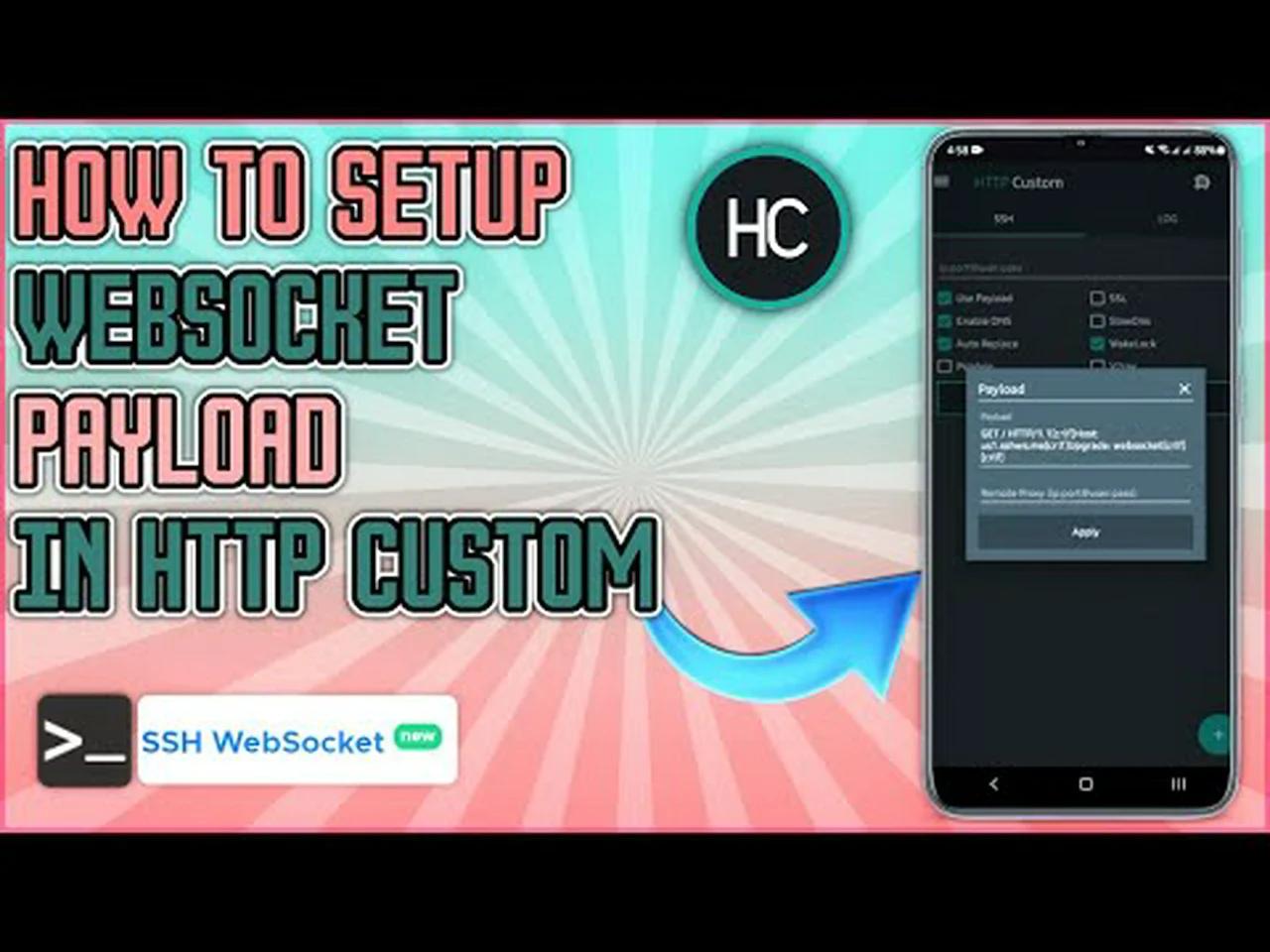 How to Setup Websocket Payload in HTTP Custom