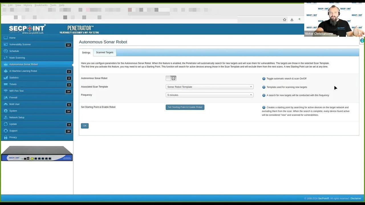 SecPoint Penetrator Sonar Robot Detect Unauthorized Devices