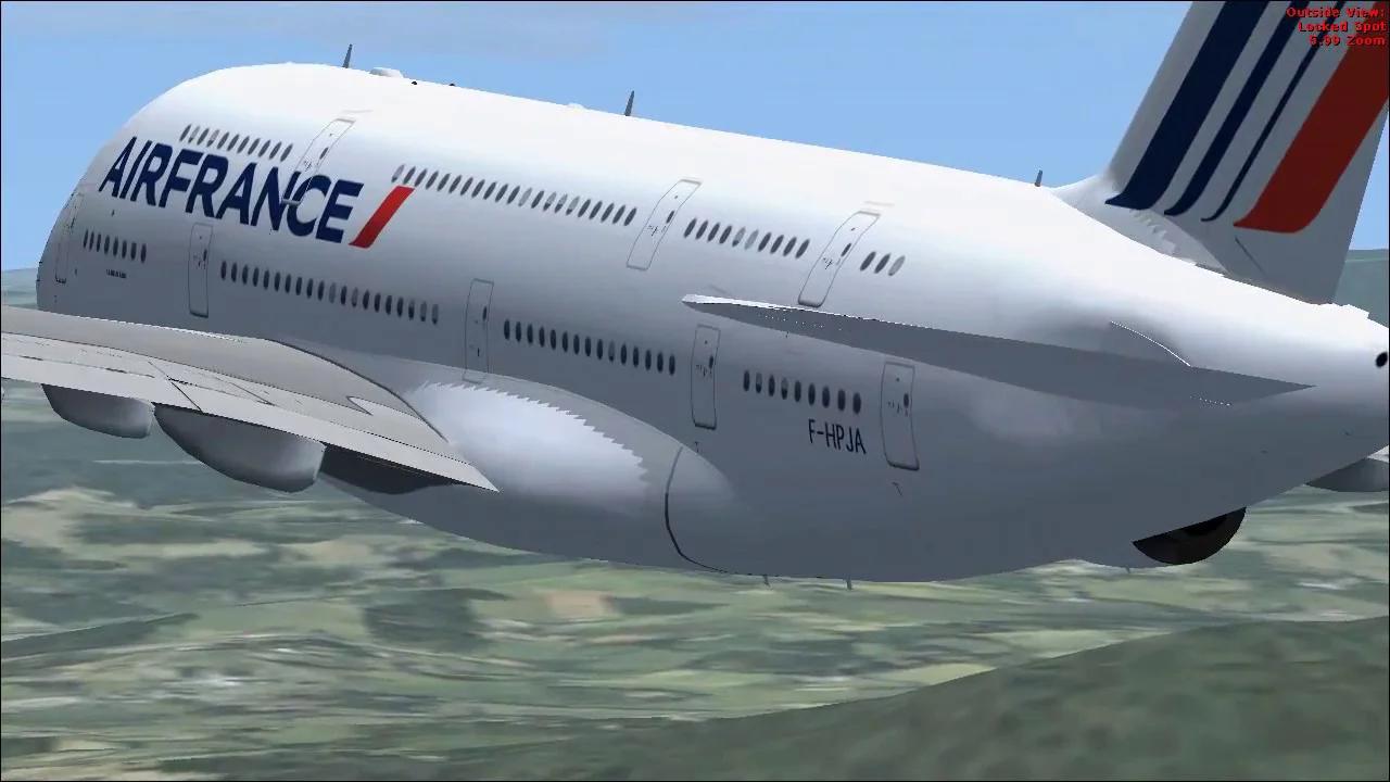 Air France - Airbus A380-800 - FSX MOD (DOWNLOAD)