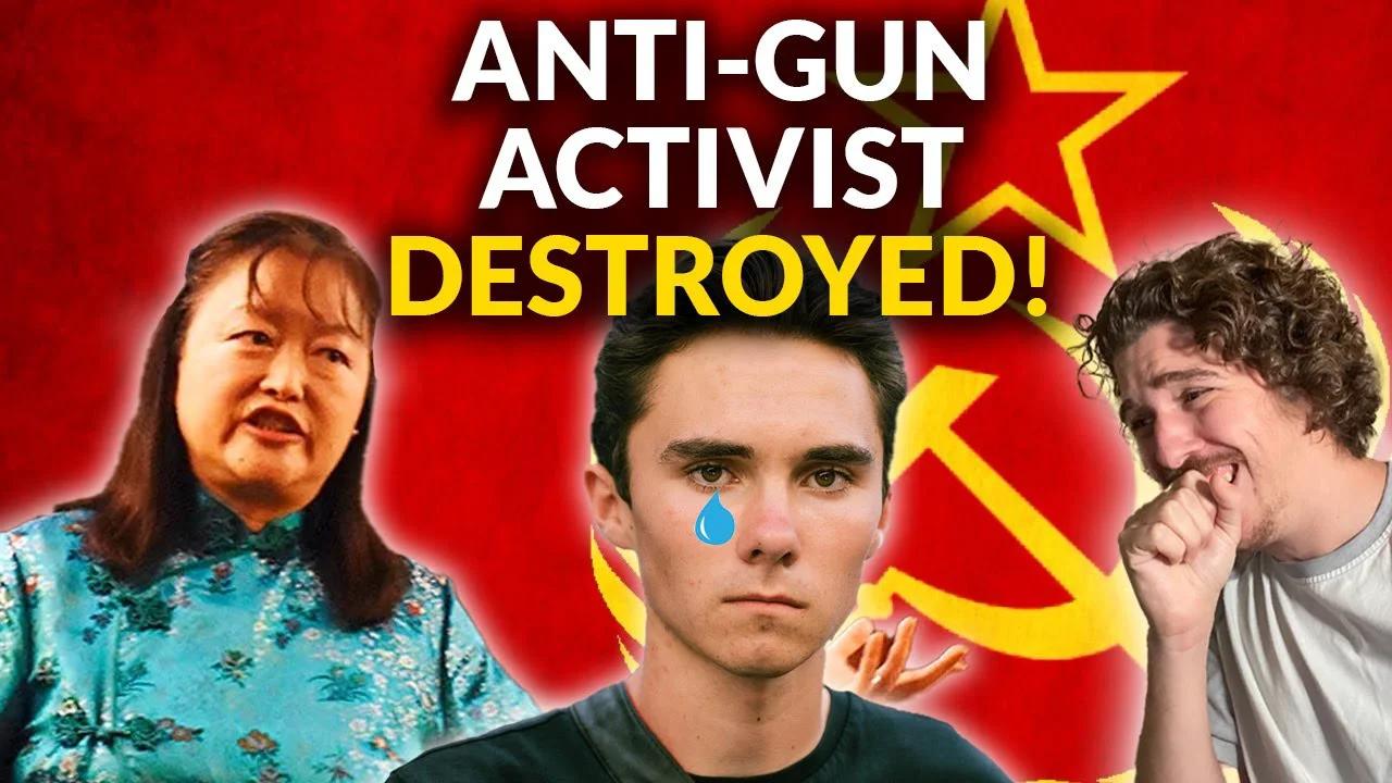 Survivor of Communism CONFRONTS Gun Control Activist David Hogg