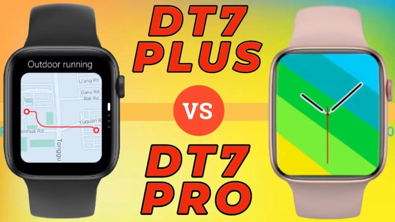Smartwach DT7 Plus VS DT7 Pro unboxing review Comparasion