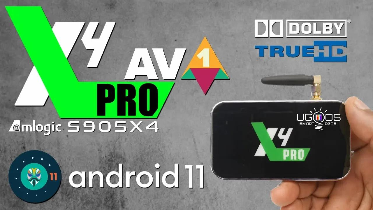 Ugoos X4 Pro Android 11 Amlogic S905X4 DDR4 4K Dolby TrueHD TV Box