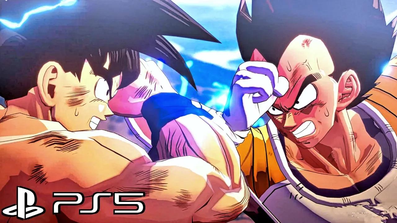 PS5 Gameplay Goku vs Vegeta Boss Fight Scene (4K 60FPS) Dragon Ball Z ...
