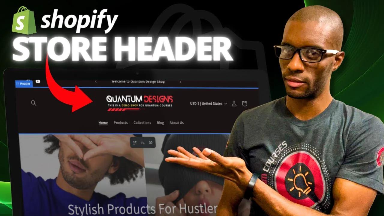 Shopify Header Design Dawn Theme Customization