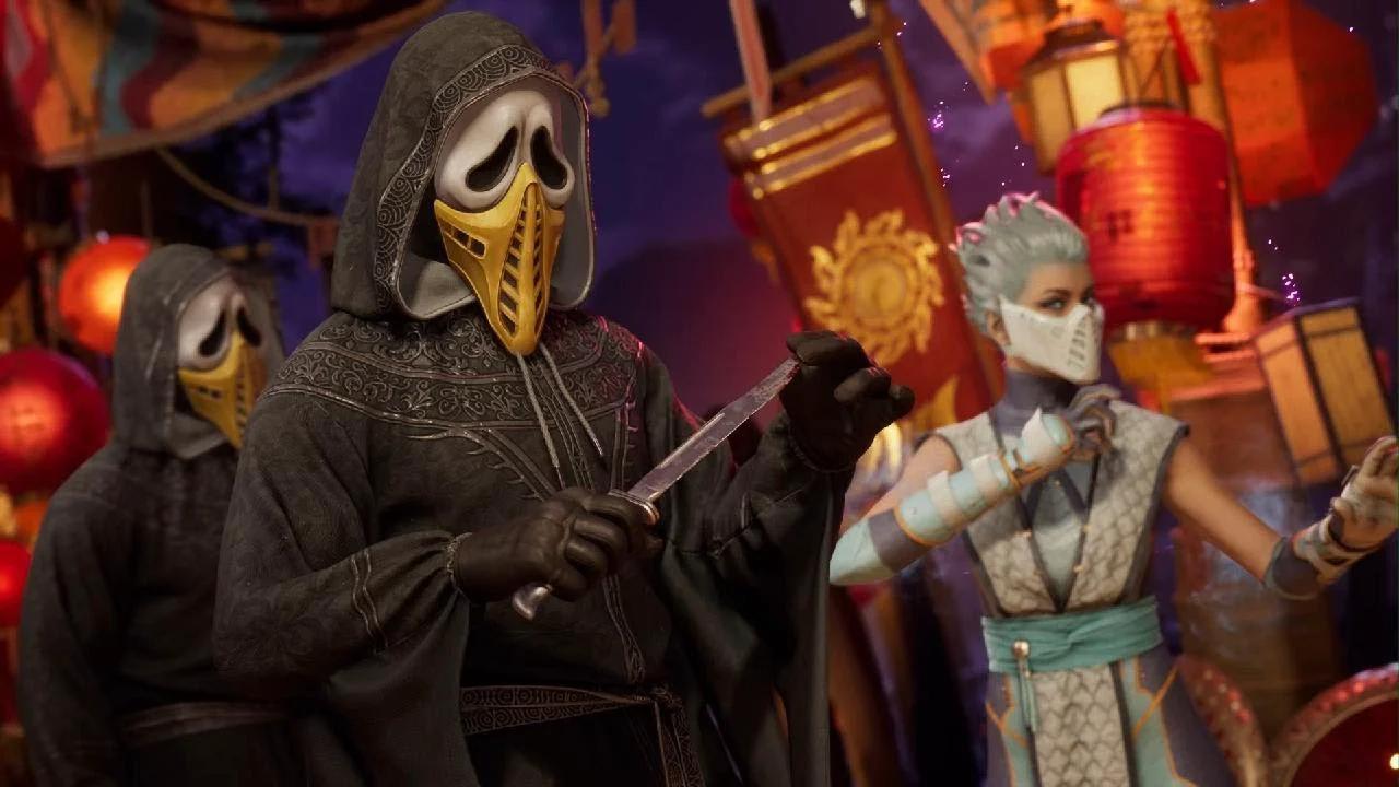 Mortal Kombat 1 - Ghostface VS Smoke