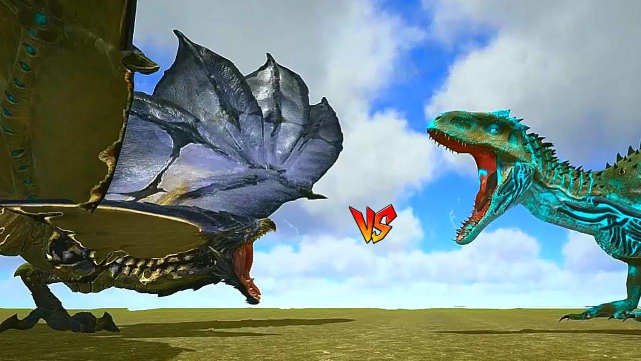 Ark Survival - LEGIANA vs INDOMINUS REX/TREX and SPINO [Ep.427]