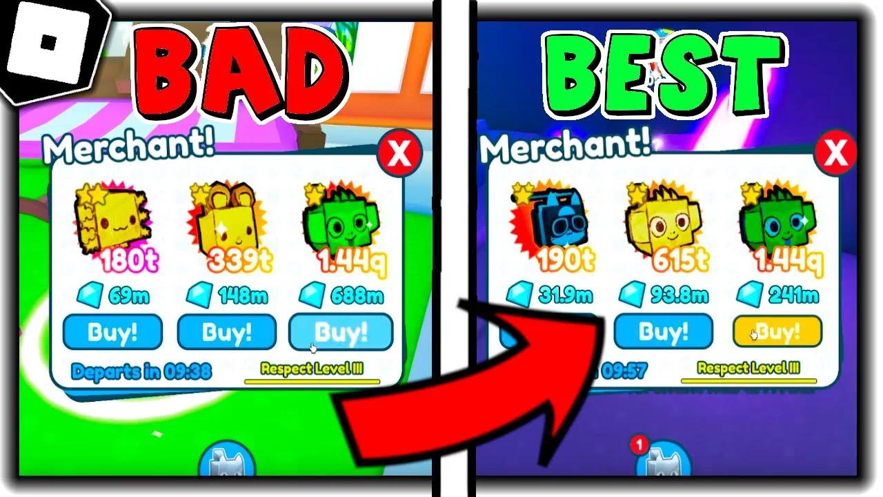 MYSTERIOUS MERCHANT VS NORMAL MERCHANT in PET SIMULATOR X - Roblox