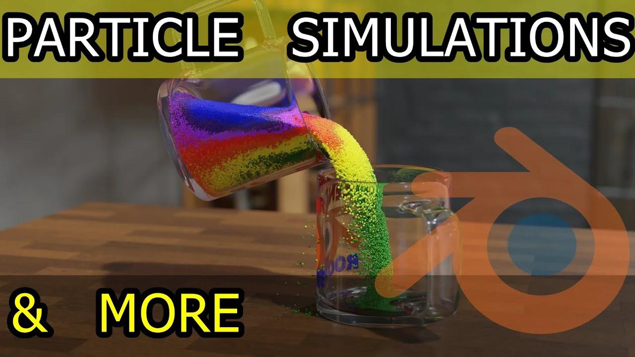 Fluid, Mataflow & Molecular Script Particles - Blender