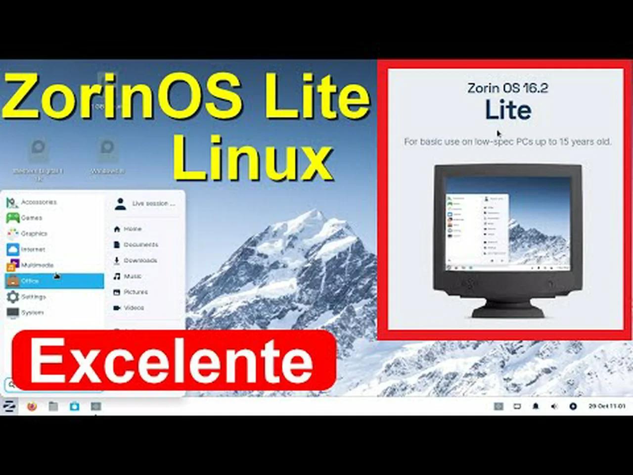 Lançamento Zorin OS 16.02 Lite Linux Ubuntu p/ PCs de 15 anos ou mais ...