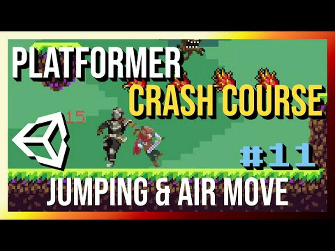 Jumping and Air Movement - 2D Platformer Crash Course in Unity 2022 ...