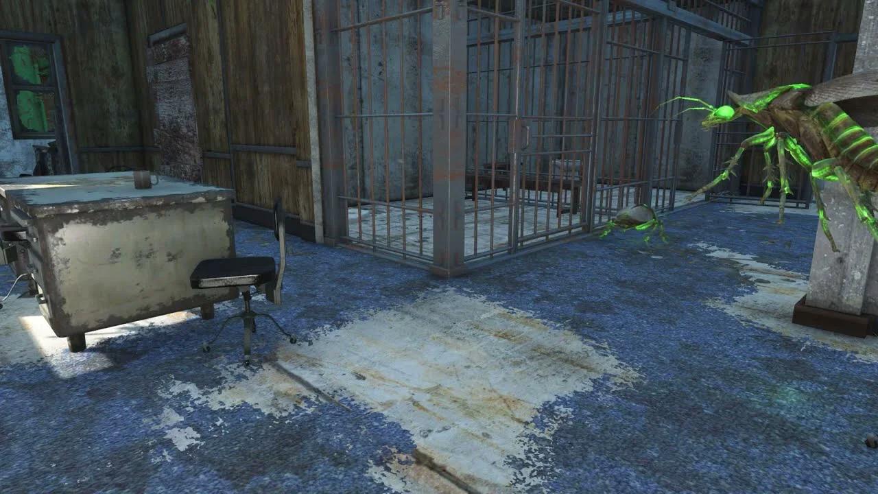 Roach Infested Cellblock | Fallout 4 ASMR | Radroach Ambience | 2 Hours