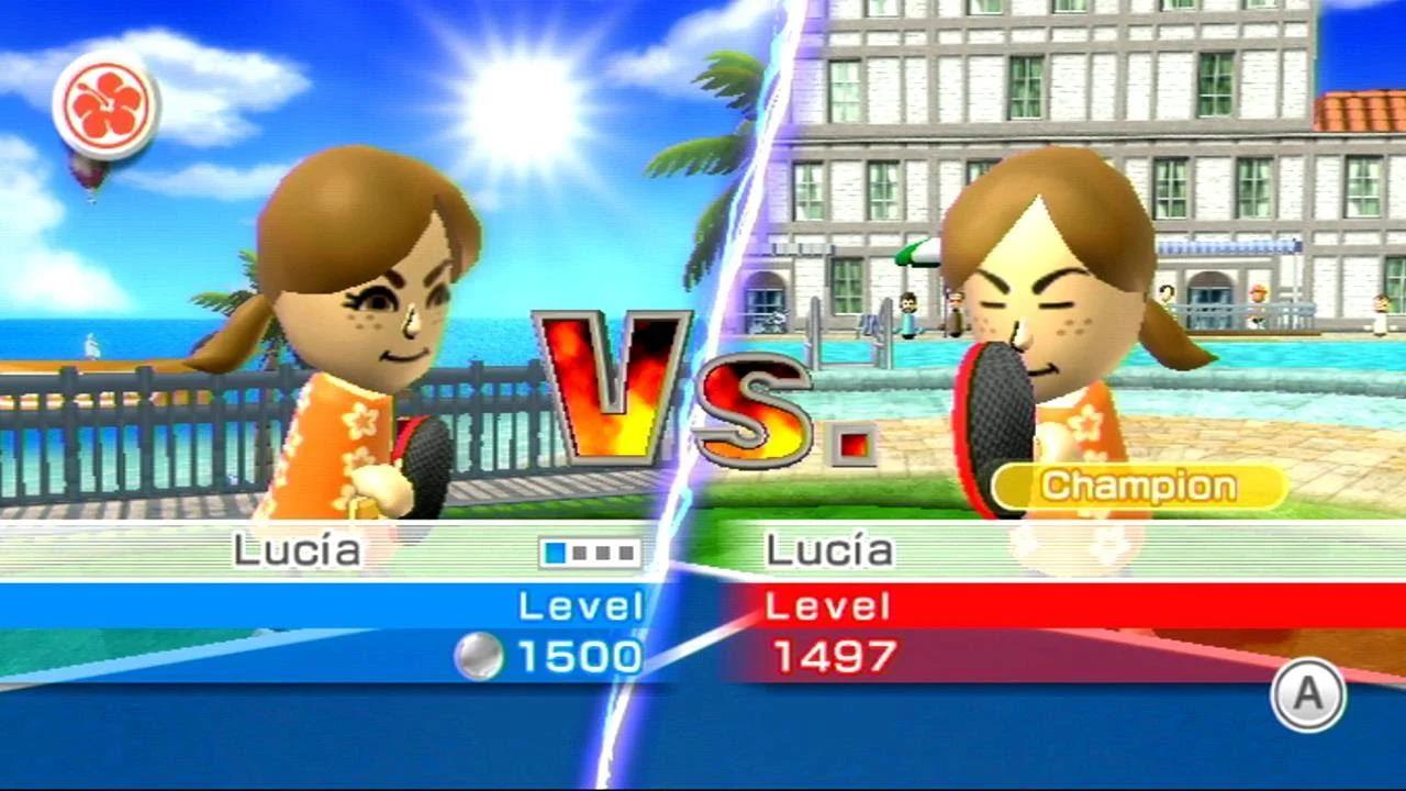 Lucia Vs Lucia | Wii Sports Resort: Table Tennis