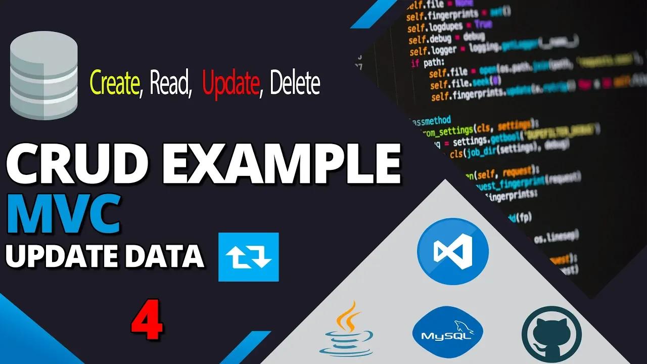 50. CURSO JAVA: Como hacer un CRUD con MVC + MySQL + VScode【UPDATE DATABASE】