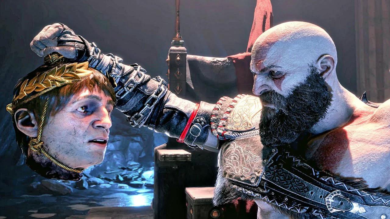 Kratos Meets Helios In Valhalla & Destroys Him Again Scene - God of War Ragnarok Valhalla DLC