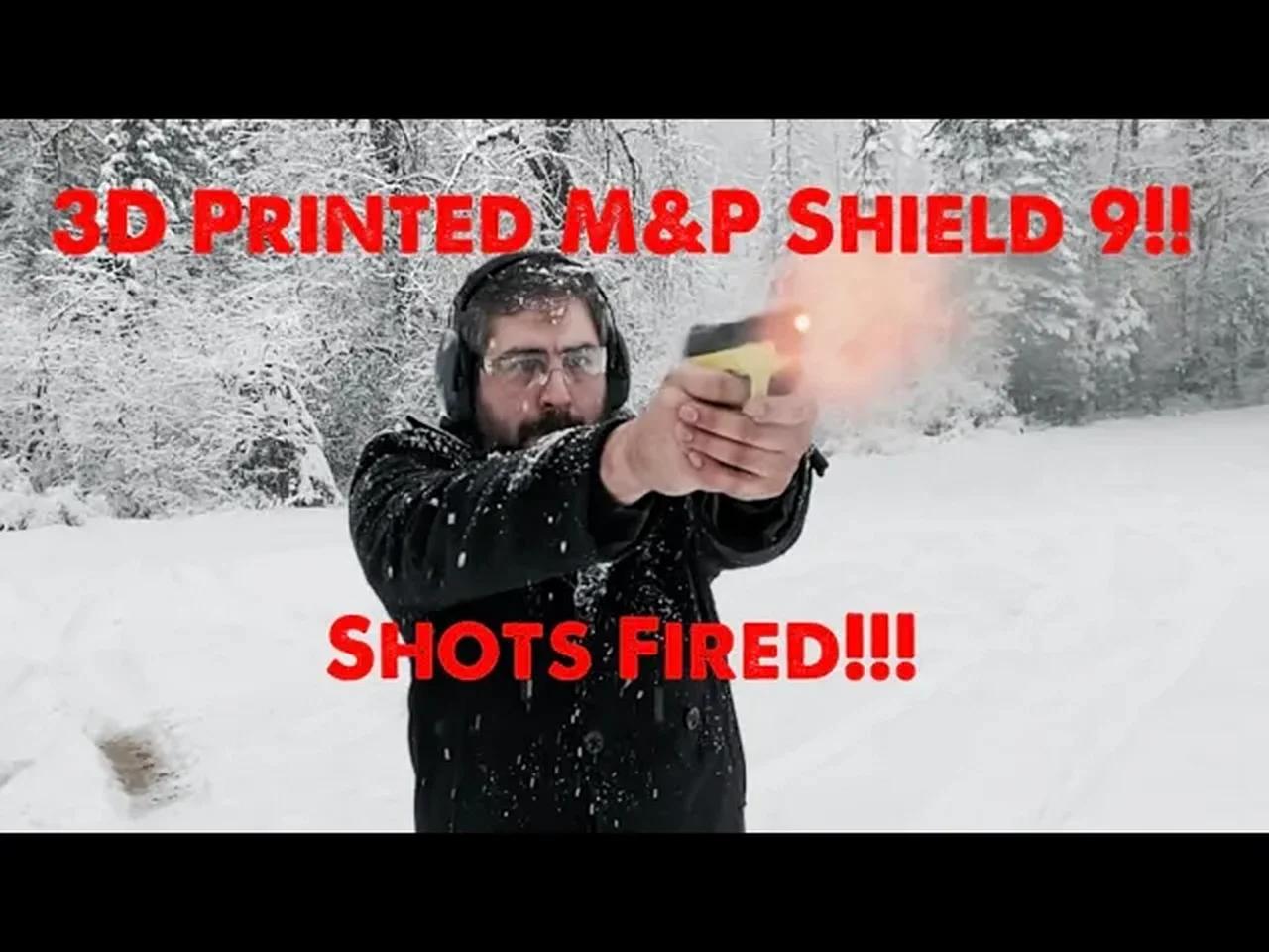 3D Printed Smith & Wesson M&P Shield 9!! Shoot and Review!