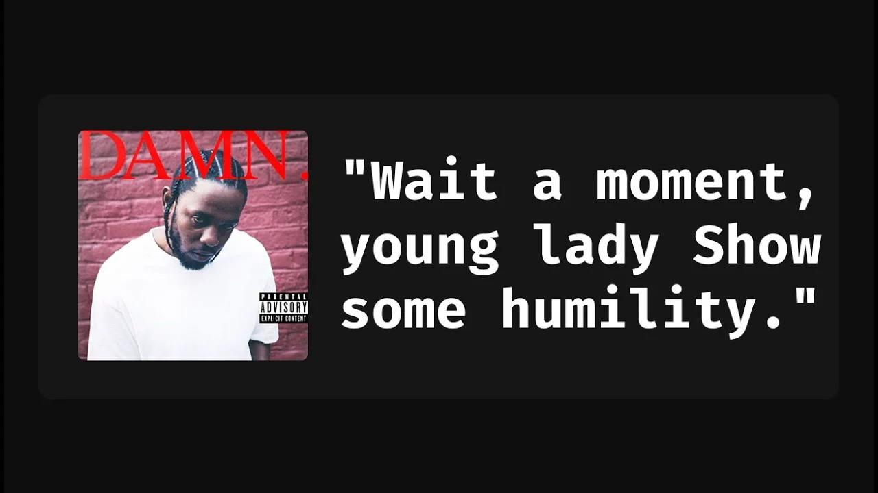 Using python to make rap captions polite