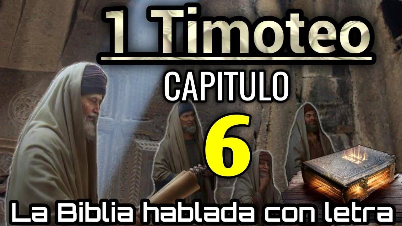 🔵 1 TIMOTEO Capitulo 6 hablado Con Letra ( Piedad y contentamiento ) LA ...