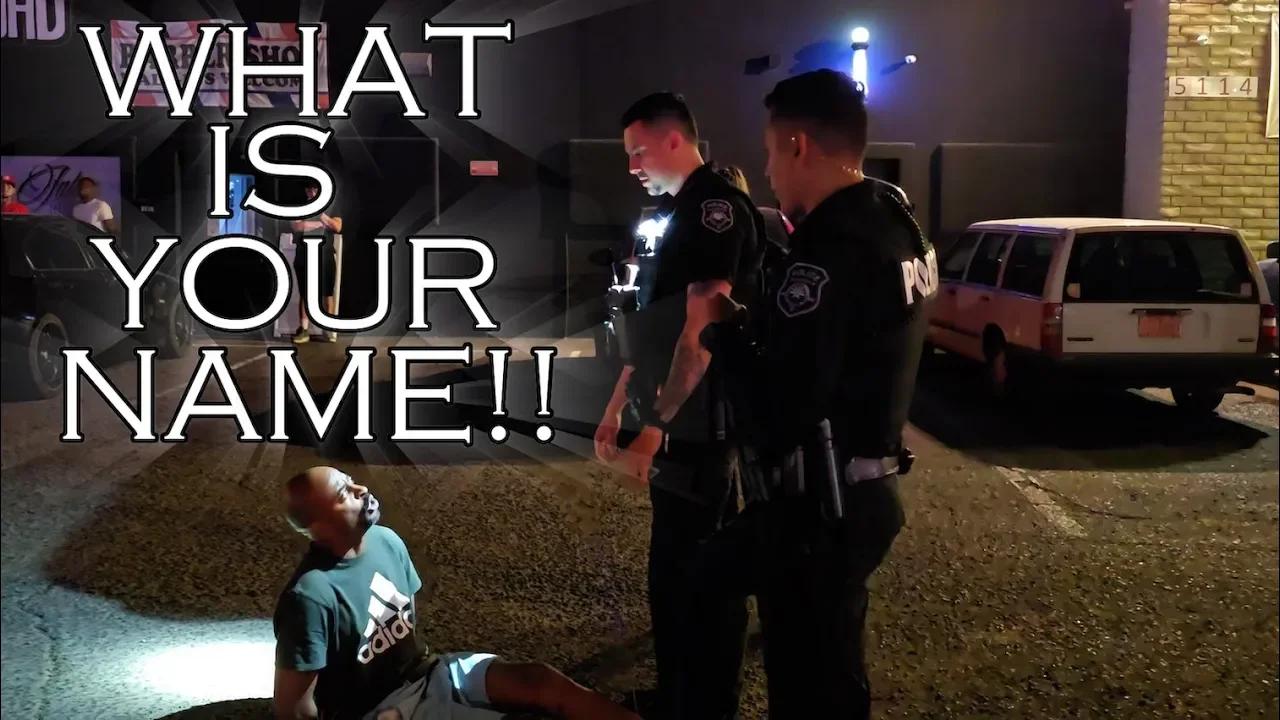 WHAT IS YOUR NAME! MAN trespassed from bar and almost arrested!
