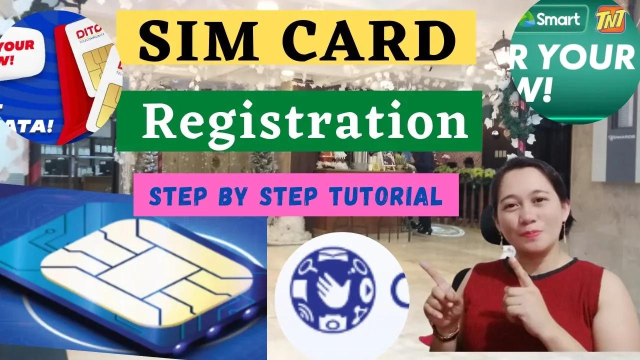 Paano mag register ng sim card online step by step tutorial |Emz Lalusin