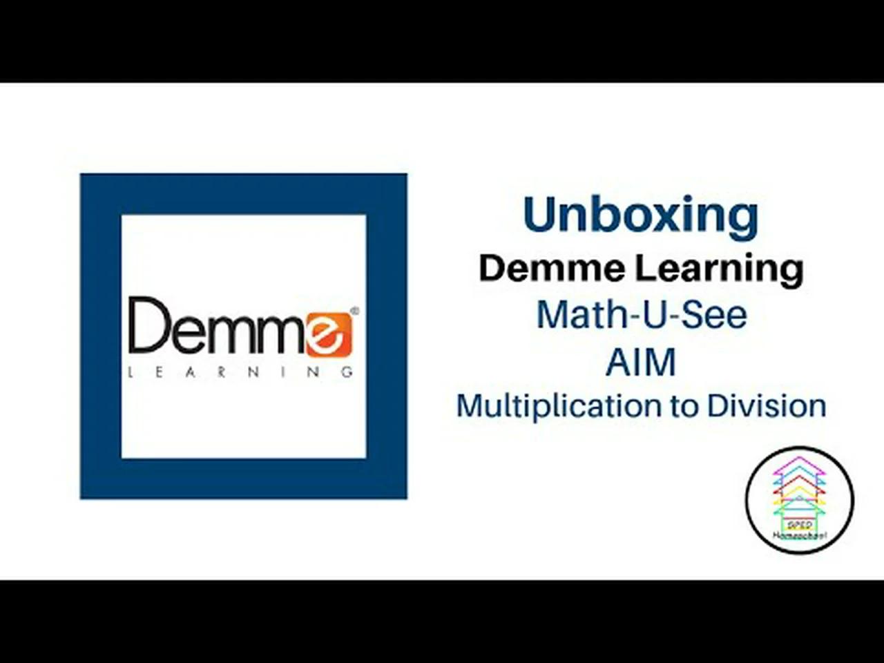 Unboxing Demme Learning, Math-U-See AIM Multiplication to Division
