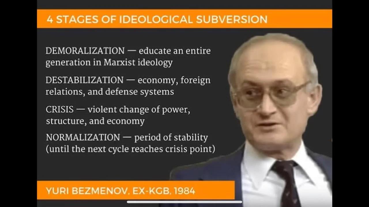4 Stages of Ideological Subversion: Yuri Bezmenov