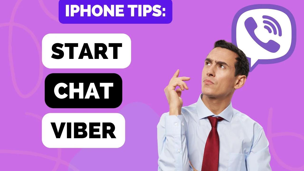 How to Start a Chat or a Conversation on Viber for iPhone