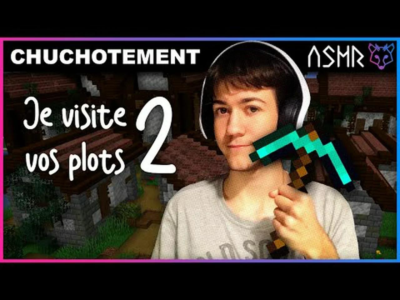 【ASMR】Je visite (enfin) les autres plots Minecraft