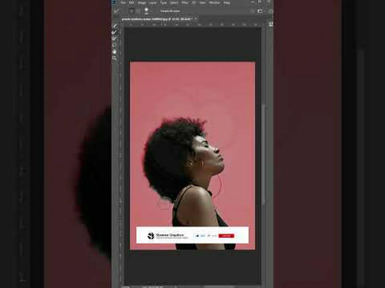 Place Text Behind Images || Photoshop Tutorial