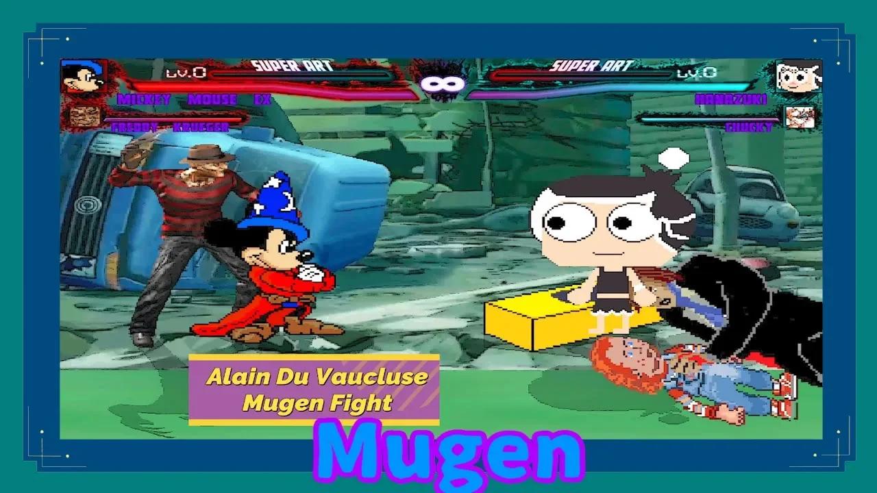 Mugen : Mickey Mouse EX & Freddy Krueger Vs Hanazuki & Chucky (Request)