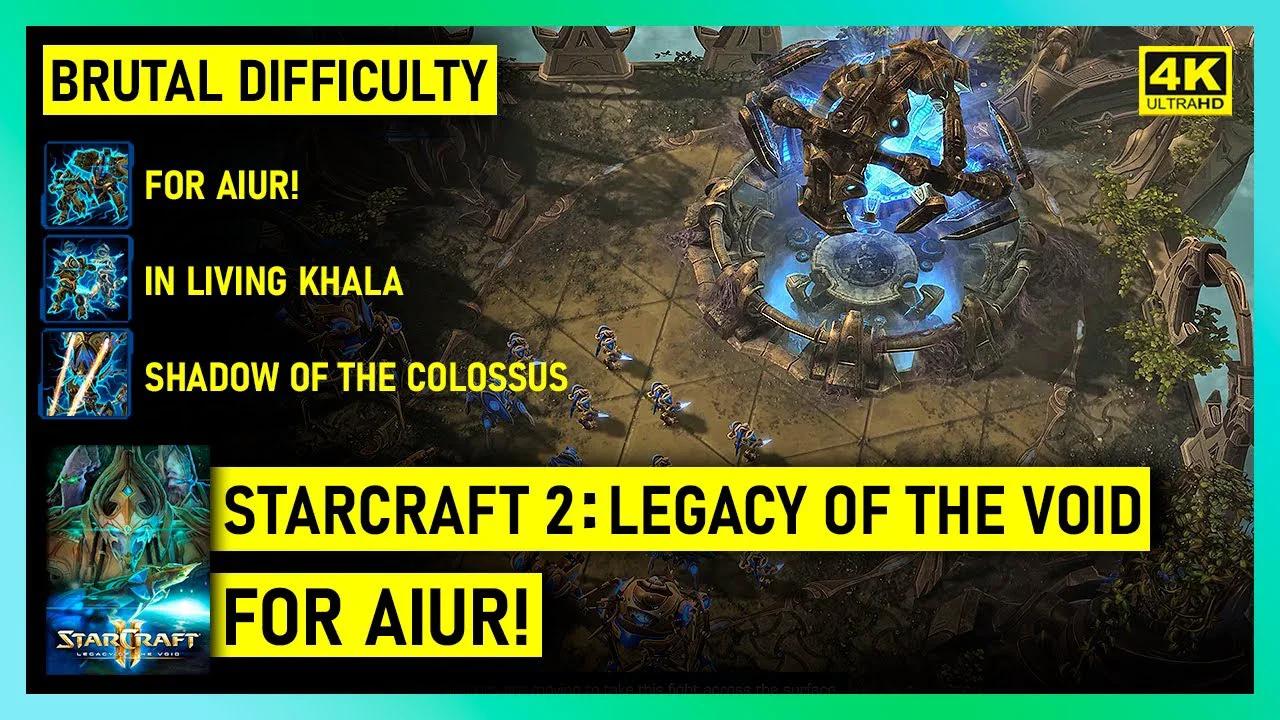 STARCRAFT 2 LEGACY OF THE VOID - FOR AIUR! - BRUTAL - BONUS OBJECTIVES - 4K