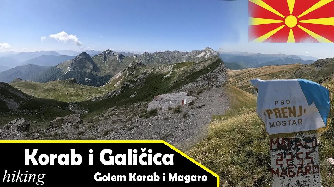 Uspon na Korab, vrh Golem Korab (2764mvn) i Galičicu, vrh Magaro ...