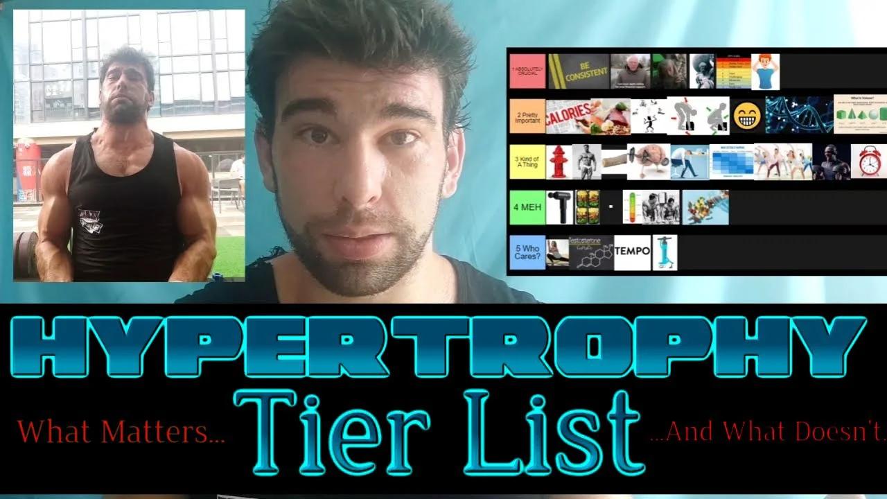THE ULTIMATE MUSCLE GROWTH TIER LIST (What Matters...And What Doesn't)