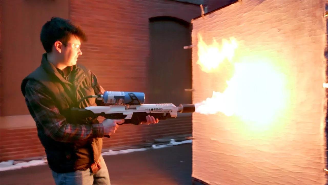 Flamethrower* vs Aerogel