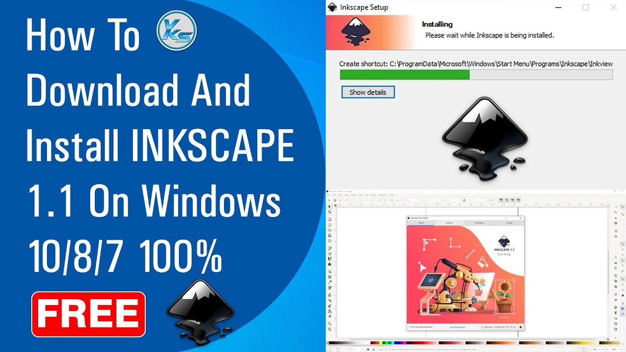 How To Download And Install Inkscape 1.1 On Windows 10/8/7 100% Free (2021)