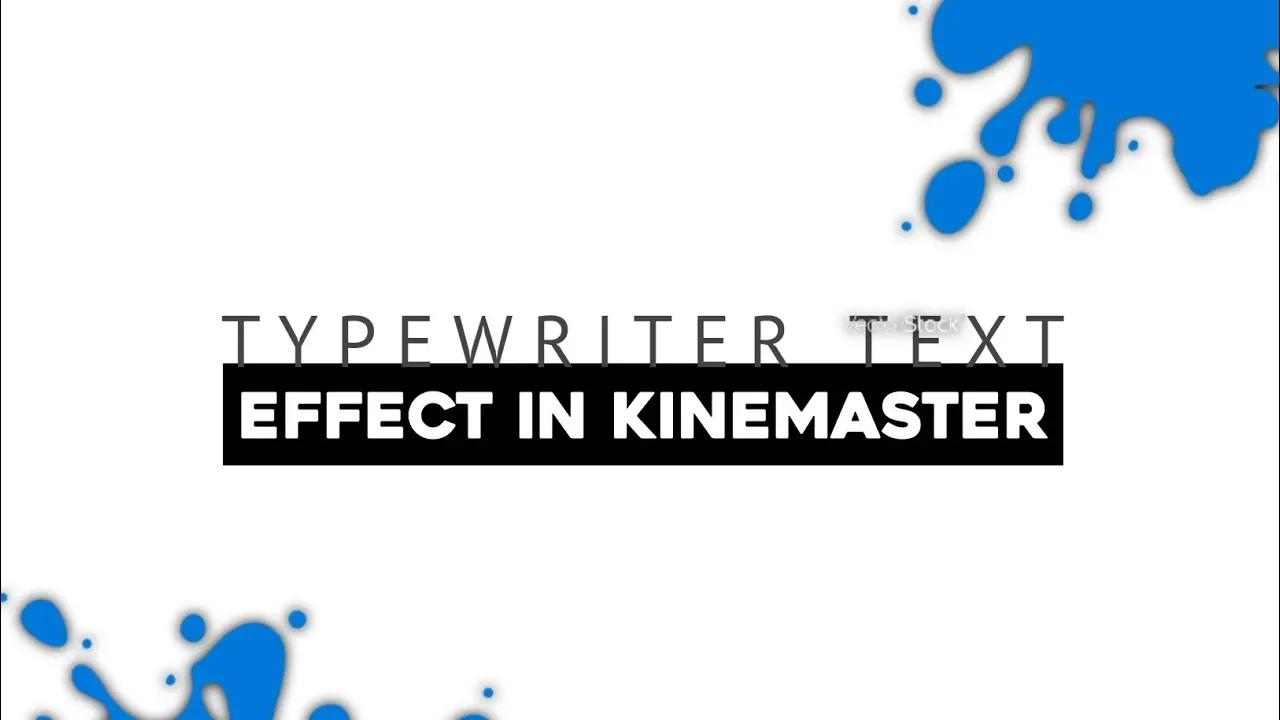 Kinemaster - Typewriter Text Effect in Kinemaster || How to Make Typewriter Text Effect on Android
