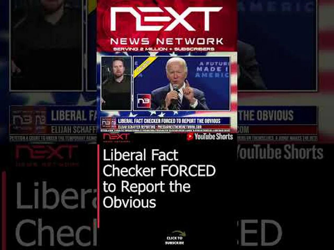 Liberal Fact Checker FORCED to Report the Obvious #shorts Liberal Fact Checker FORCED to Report the Obvious #shorts