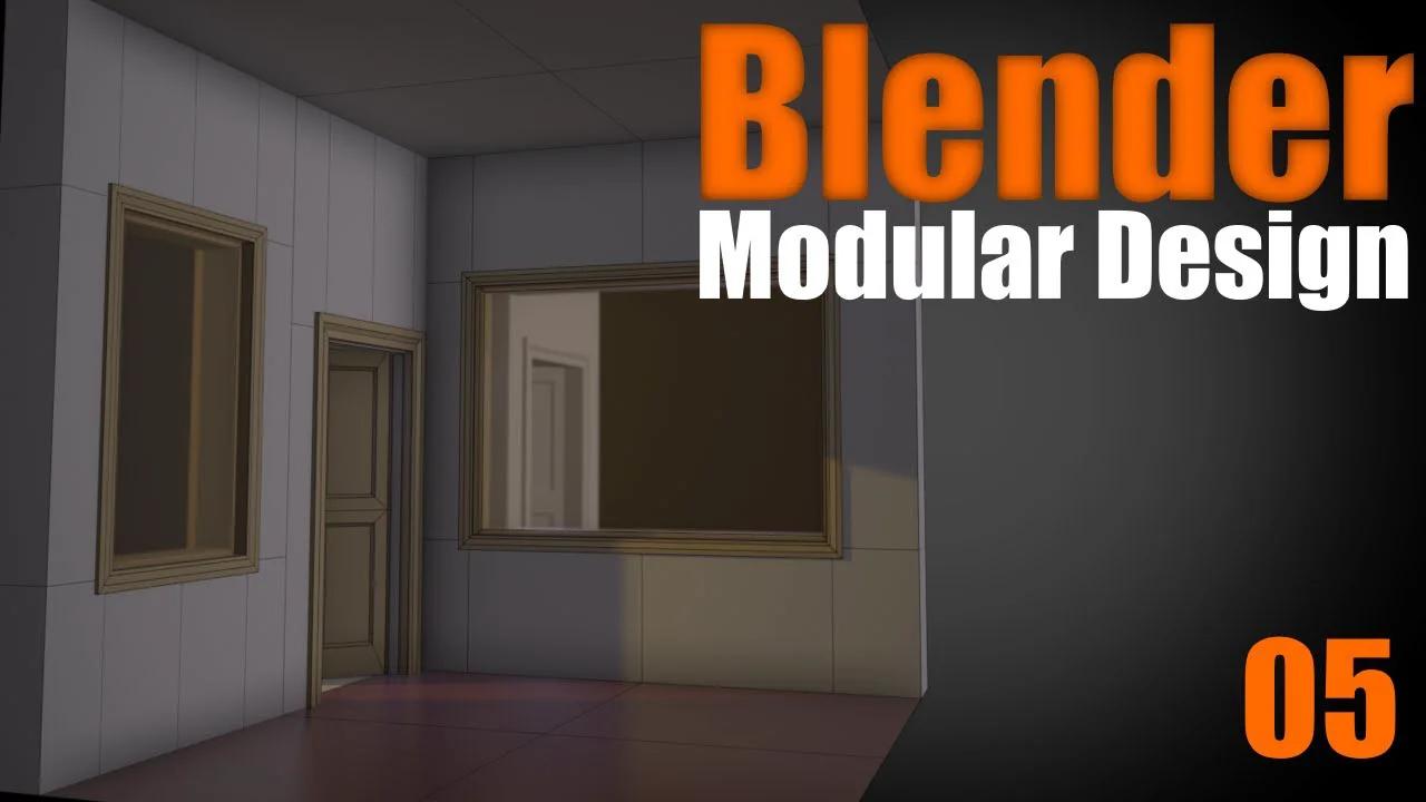 Blender Modular Design - 05 Interior Windows